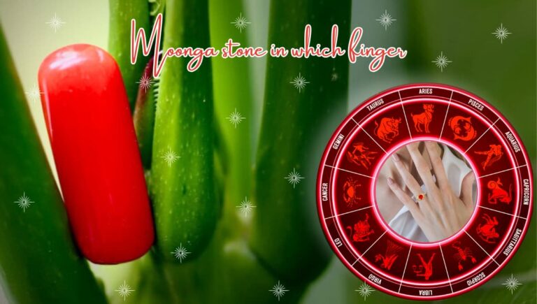In Which Finger Moonga Stone Should Be Worn Astrologically? - Pmkk Gems