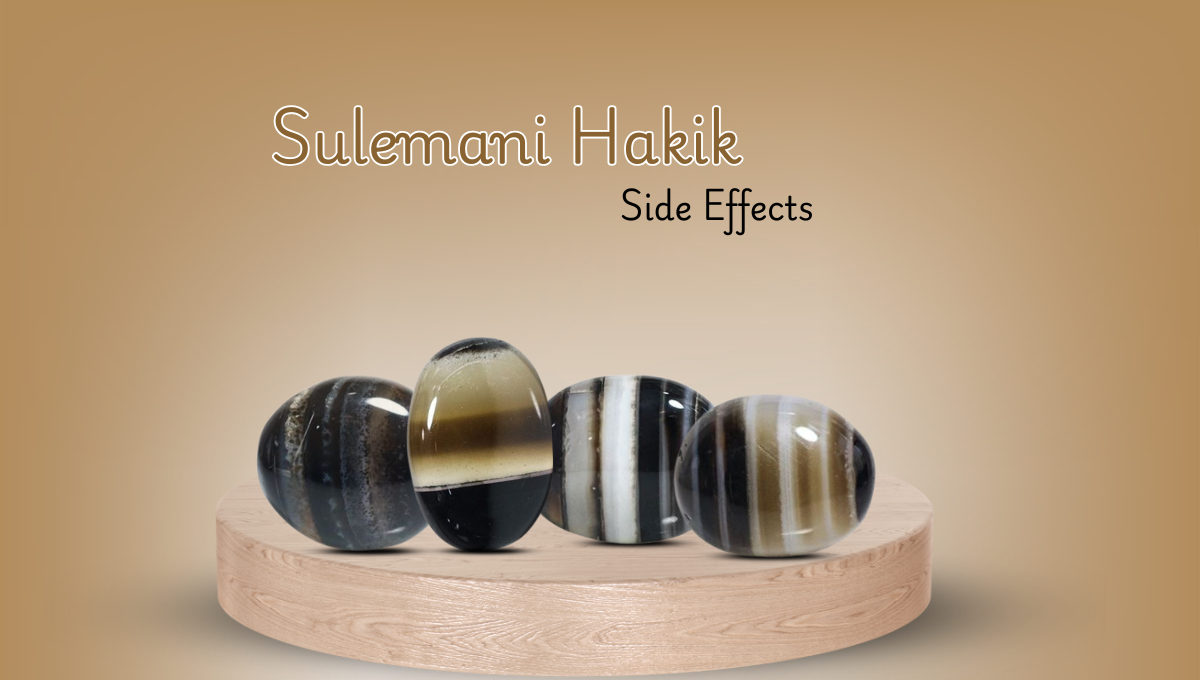 Sulemani Hakik (Black Agate) Side Effects - Pmkk Gems
